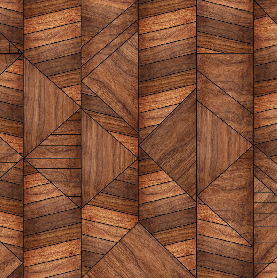 Wallpaper Art Deco - Wood Geo