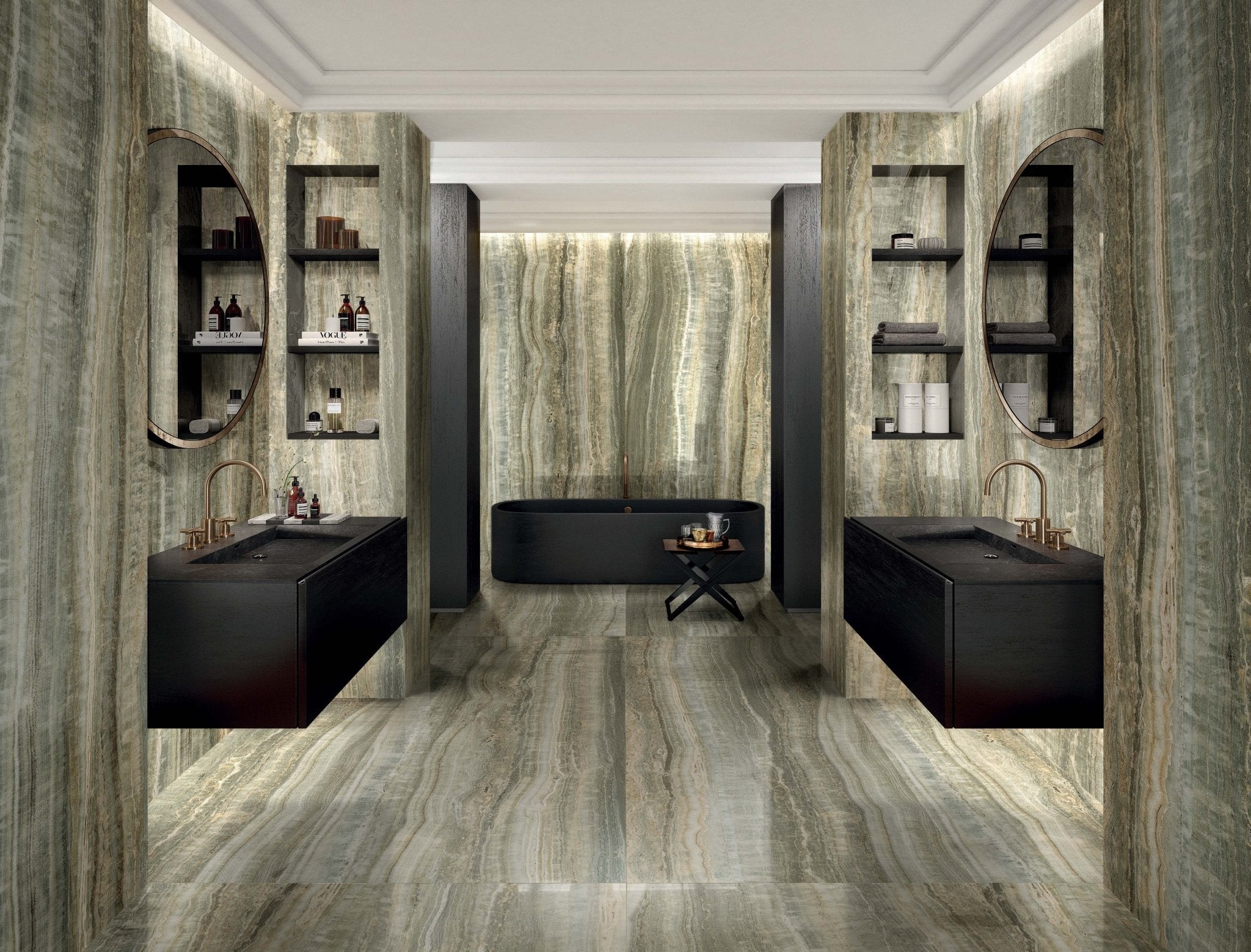 Marble Look Tile Eccentric Luxe - Sage | Interni Austin