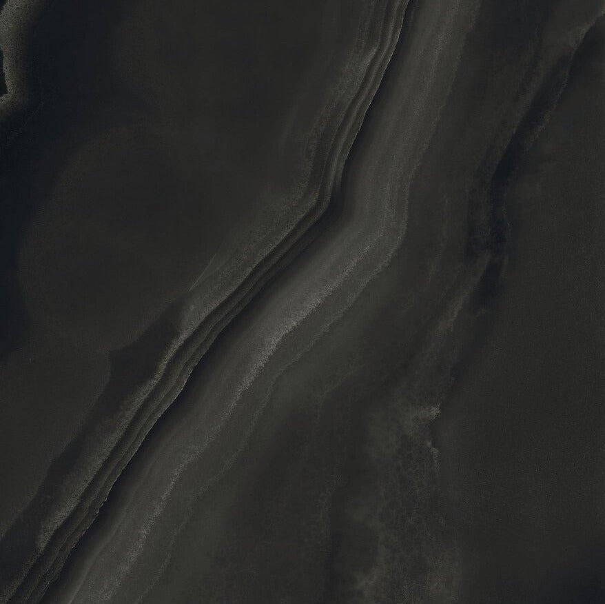Marble Look Tile Eccentric Luxe - Smoky black | Interni Austin