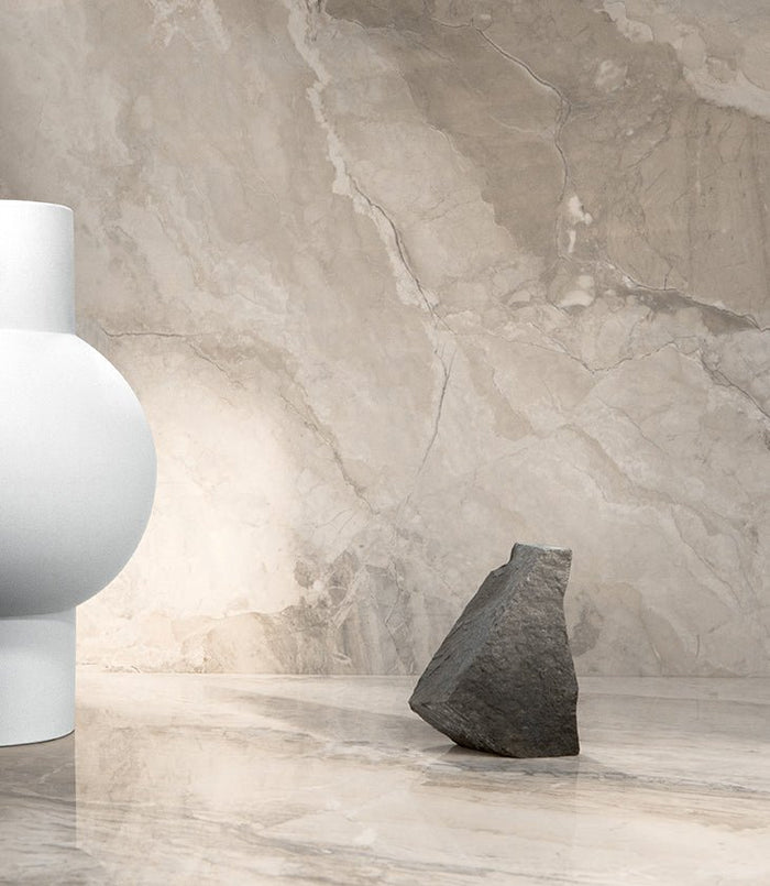 Marble Look Tile Mystic - Beige | Interni Austin